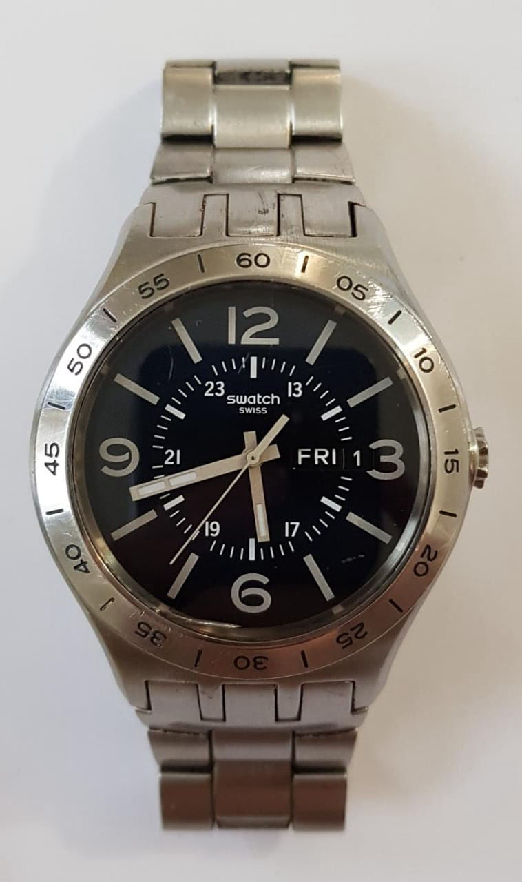 Relógio Swatch Military Wathc em Aço made in Swiss cx 44 mm. - CASA ...