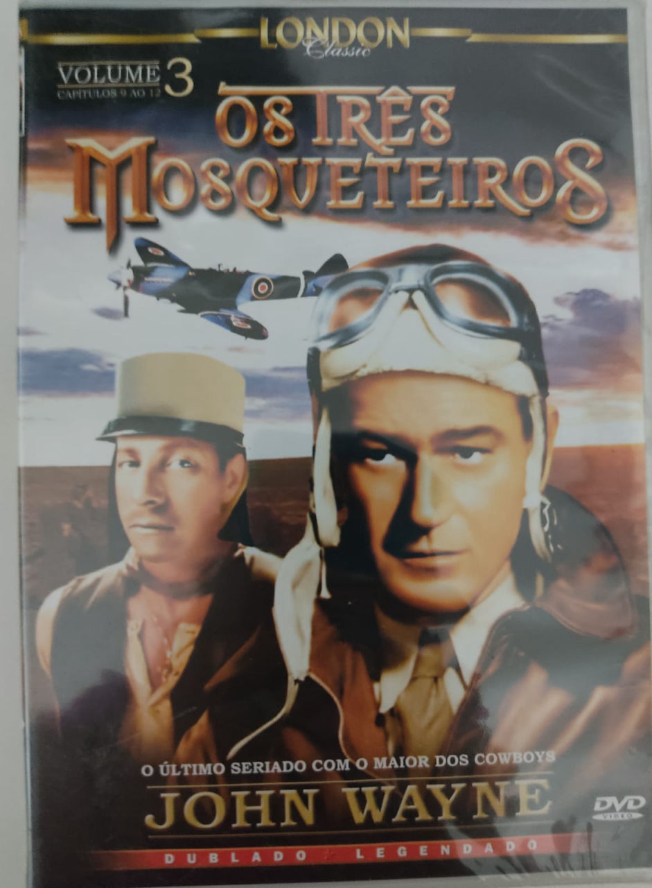 JOHN WAYNE - OS TRÊS MOSQUEIROS - VOL 3 - DUBLADO E LEGENDADO - LACRADO ...